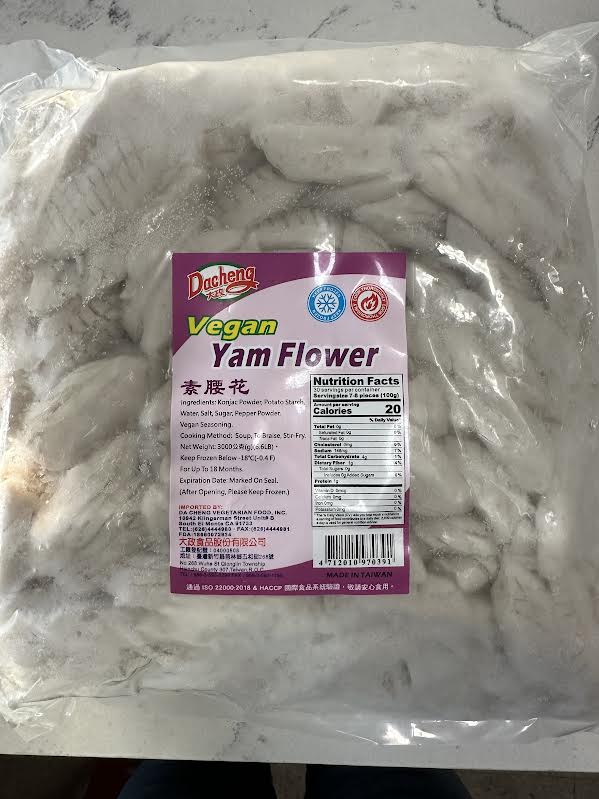 Yam Flower Konjac Squid Sliced (Mực Cắt Lát) 6.6Lbs/ U06 – Vege Wholesale