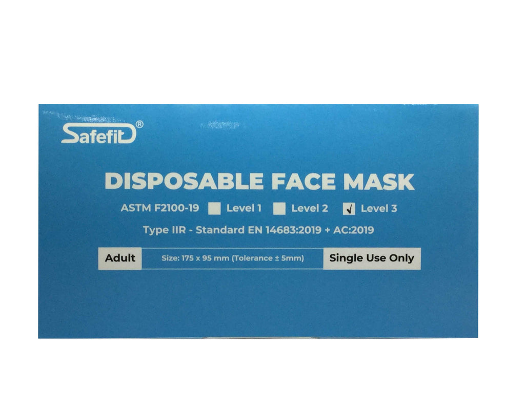 3-Layer Disposable Face Mask - Level III ASTM 50 Boxes ($100 DISCOUNT ...